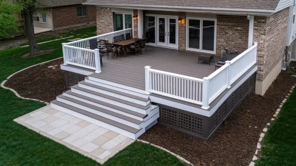 Deck Skirting Installation in Mansfield & DFW Lattice Solid Wood ...